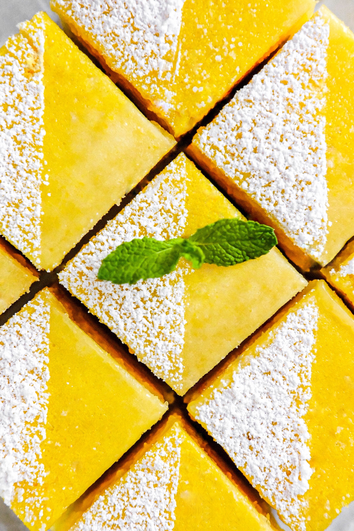 Yuzu Bars with Shortbread Crust - One Happy Bite