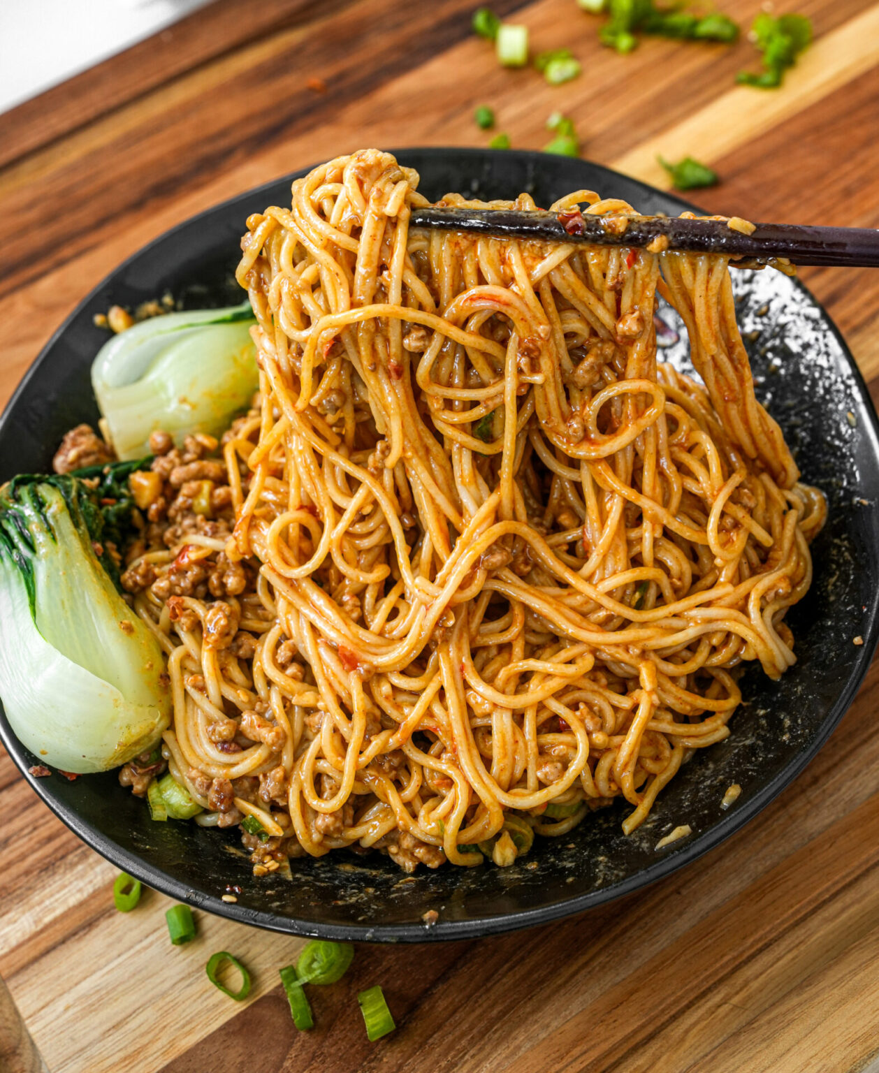 Dan Dan Noodles with Recipe Video - One Happy Bite