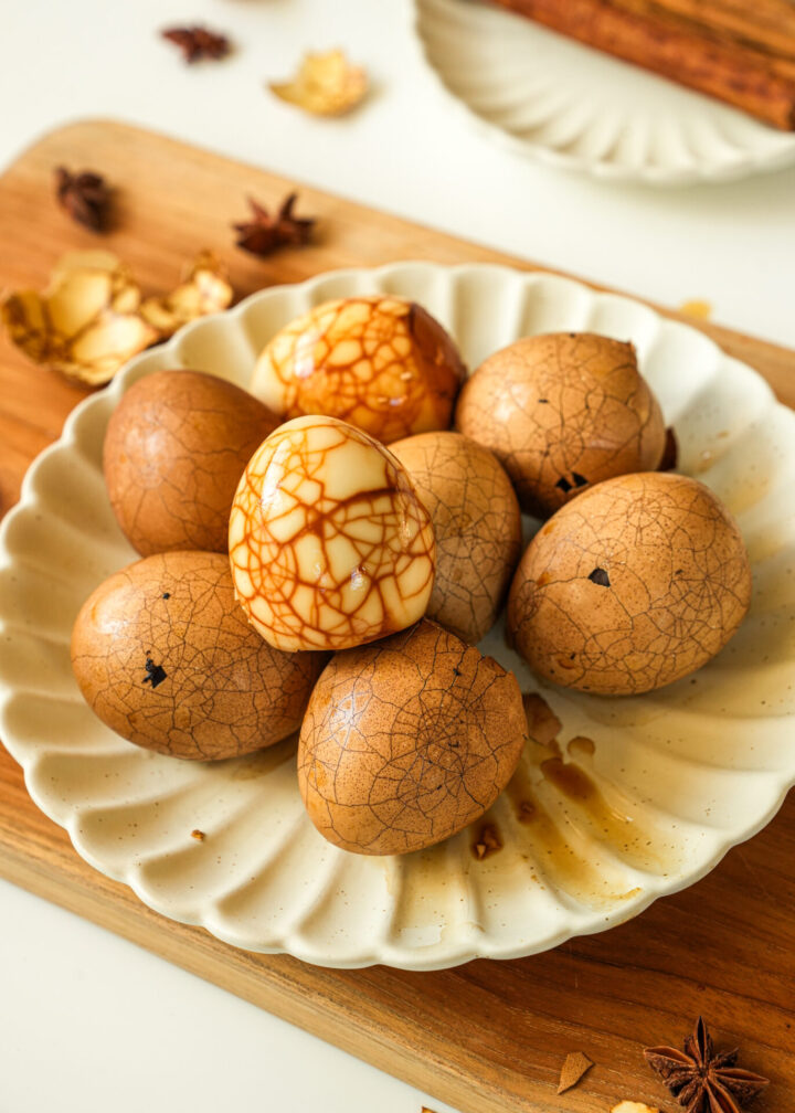 Authentic Tea Eggs Recipe - One Happy Bite