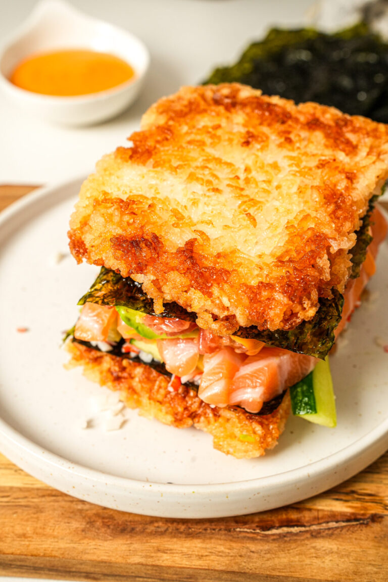 Erewhon Crispy Rice Sushi Sandwich Recipe - One Happy Bite