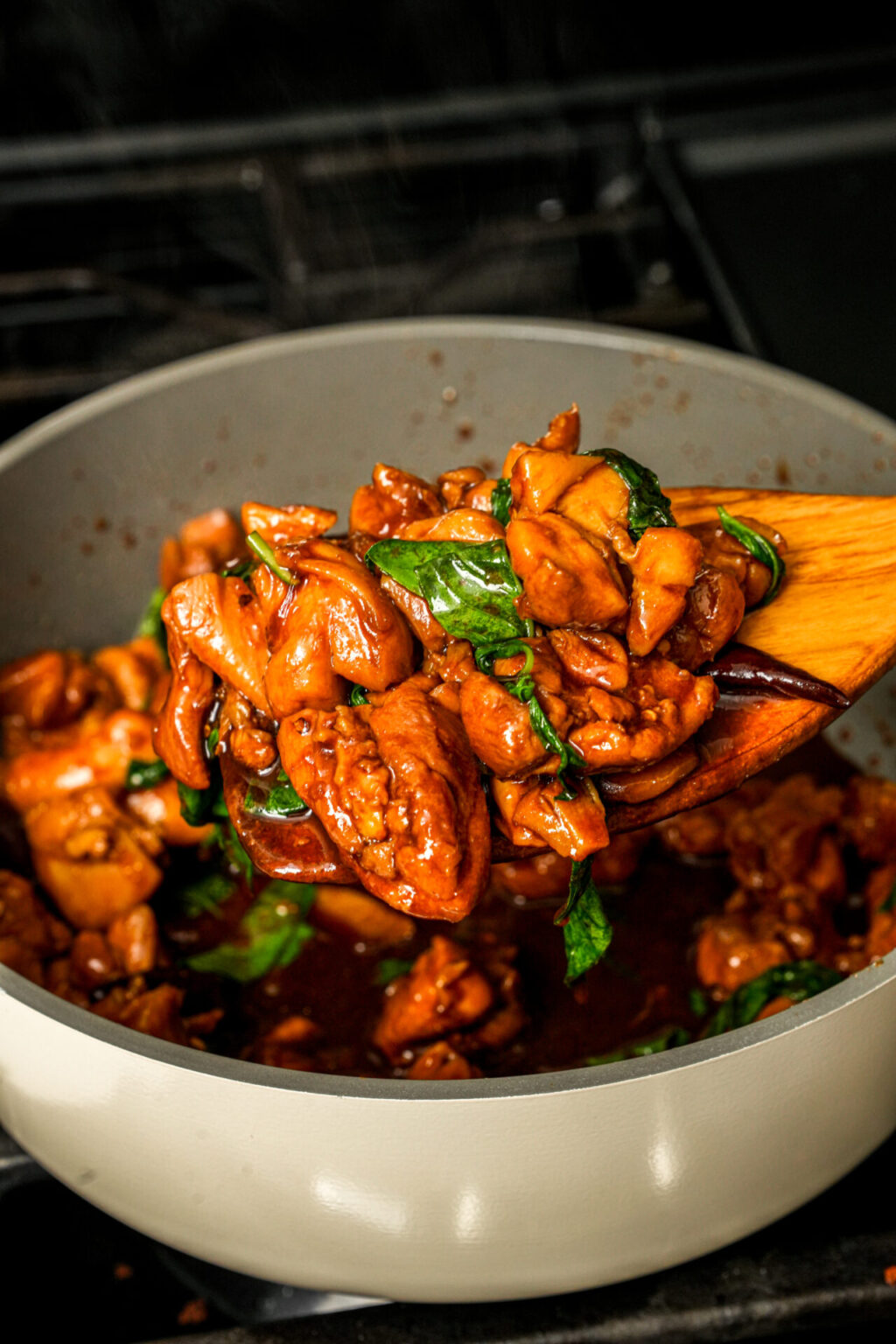 Taiwanese Three Cup Chicken (San Bei Ji) - Easy Recipe - One Happy Bite