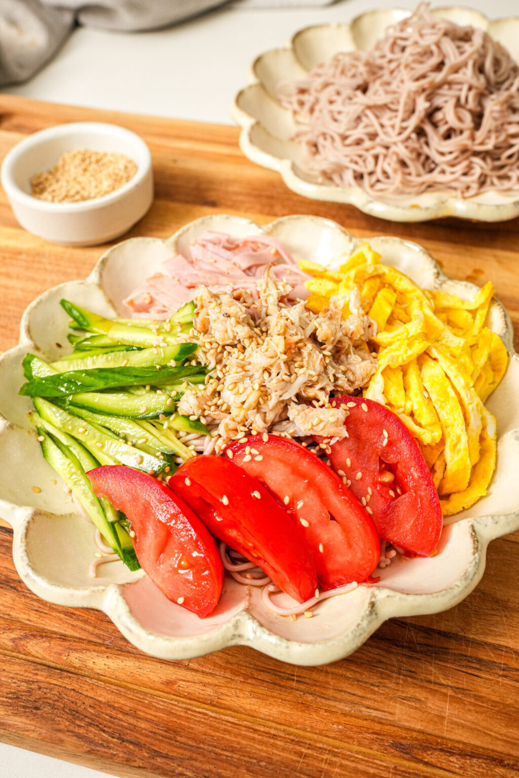 Japanese Cold Noodles Recipe (Hiyashi Chuka) - One Happy Bite