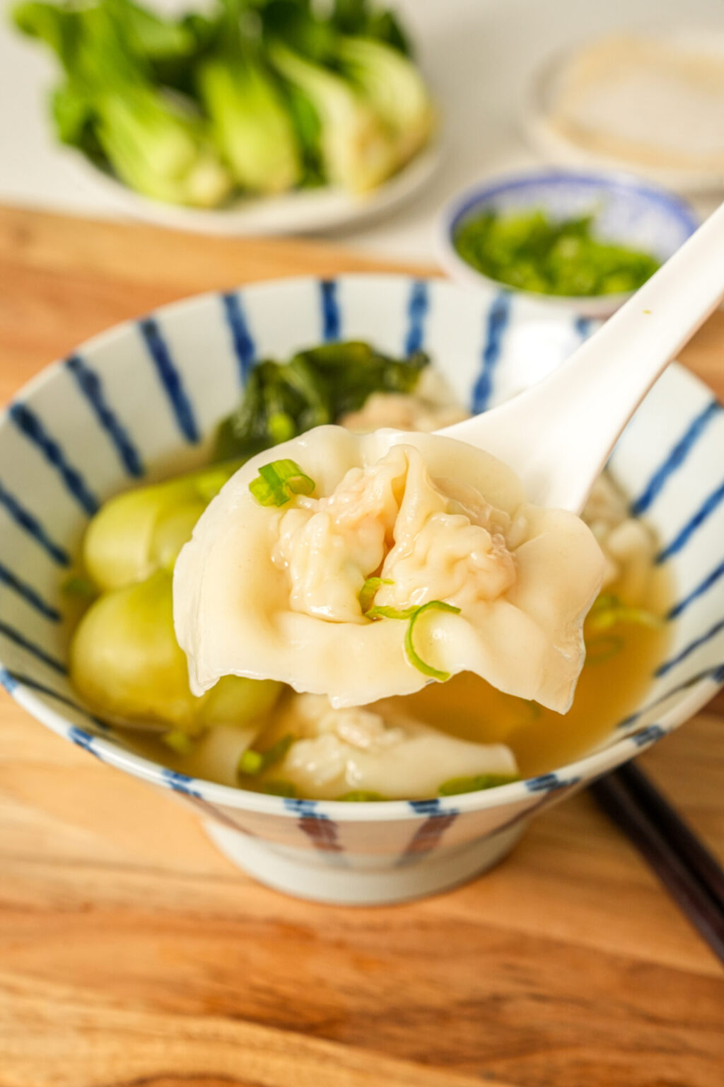 The BEST Shrimp Wonton Recipe (Video) - One Happy Bite