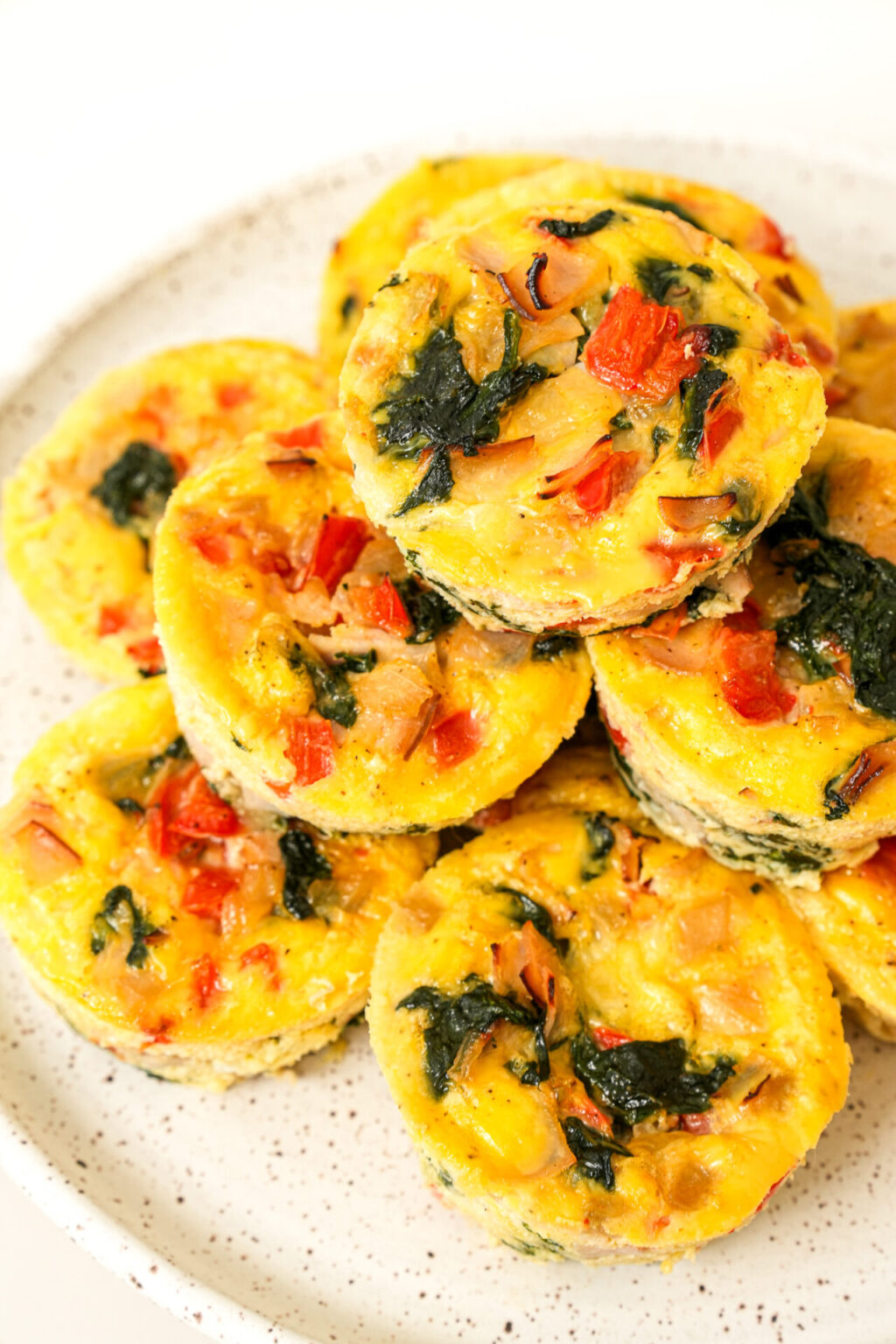 High Protein Cottage Cheese Breakfast Egg Bites - One Happy Bite