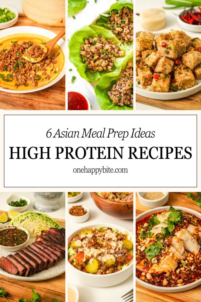 6 High Protein Meal Prep Ideas For The Week - One Happy Bite