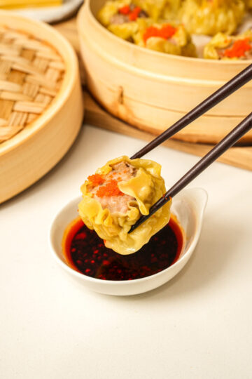 Shumai Recipe Cantonese Pork And Shrimp Dumplings Video One Happy Bite